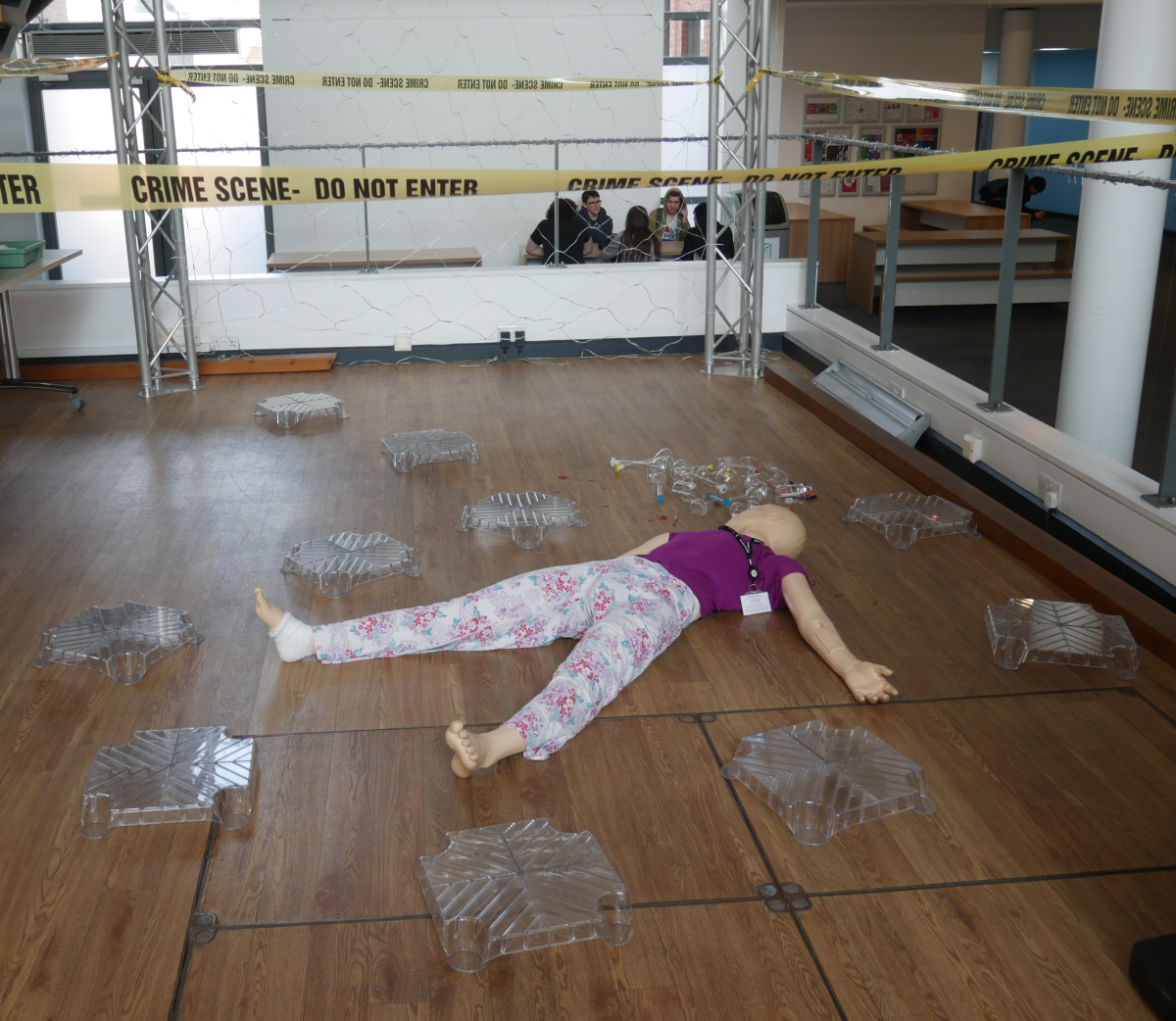 Reading College students investigate a fake crime scene - Activate Learning